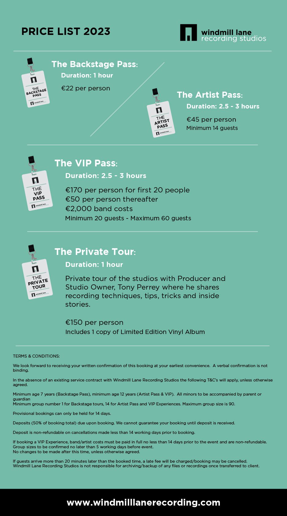 About Windmill Lane Recording Studios